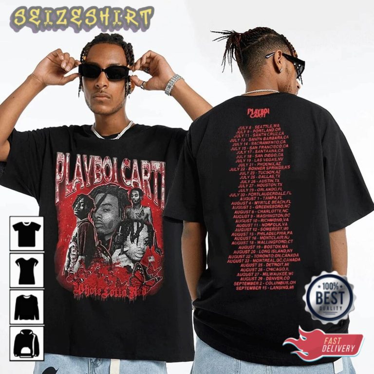 Playboi Carti Antagonist Tour 2023 T-shirt