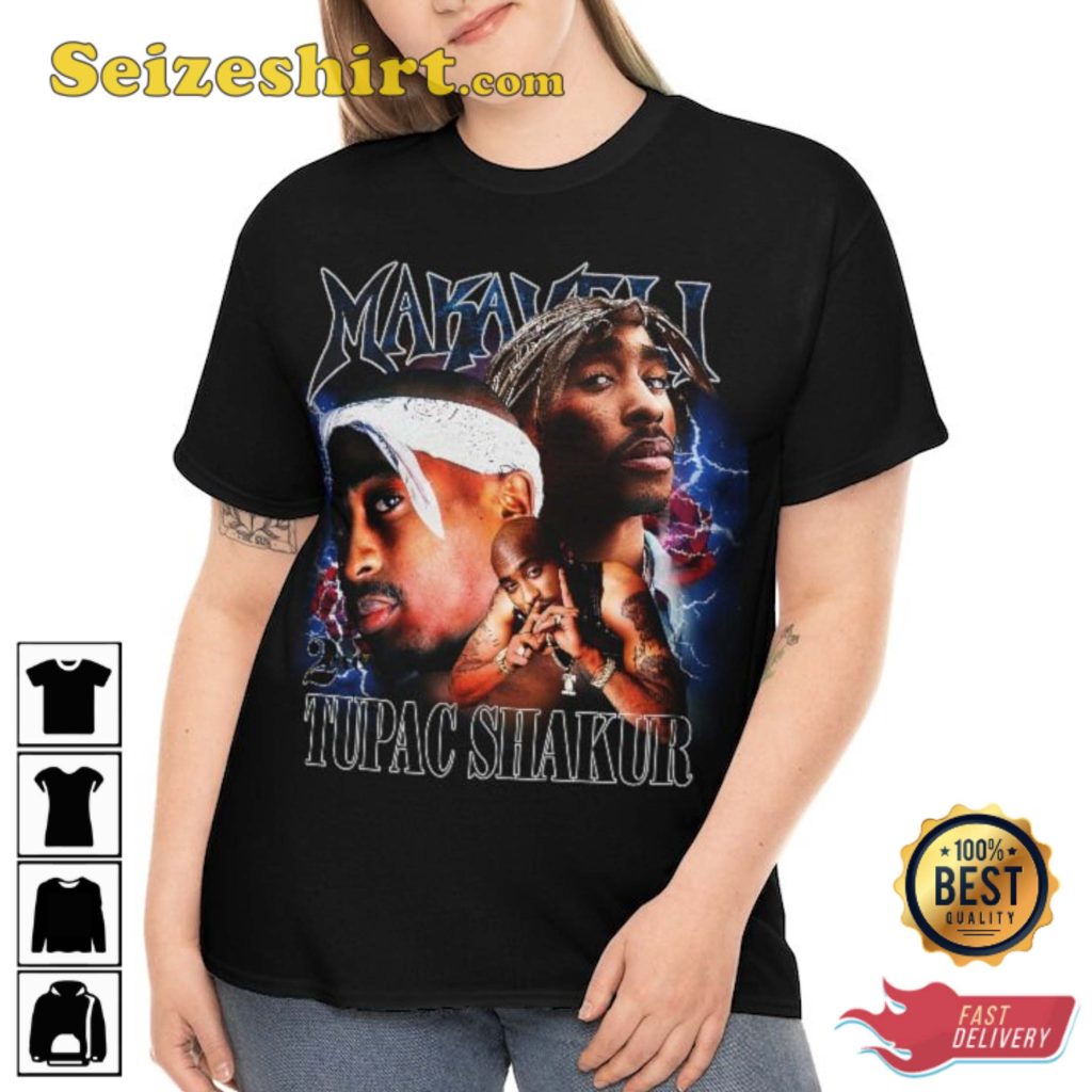 Tupac Shakur 2pac Rapper Thank For A Memorable Vintage T-Shirt ...