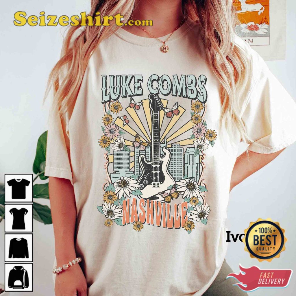 Luke Combs 2023 World Tour Country Music T-Shirt - Seizeshirt.com
