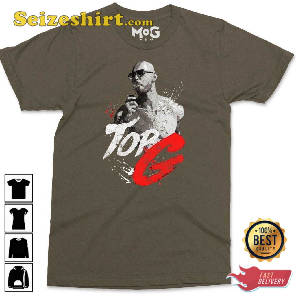 Top G Andrew Tate Hustler Alpha Gangster Tee Shirt - Seizeshirt.com