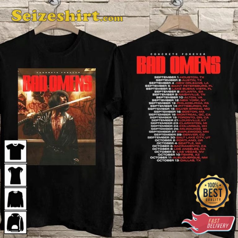 Concrete Jungle Tour 2022 2023 Bad Omens Shirt - Seizeshirt.com