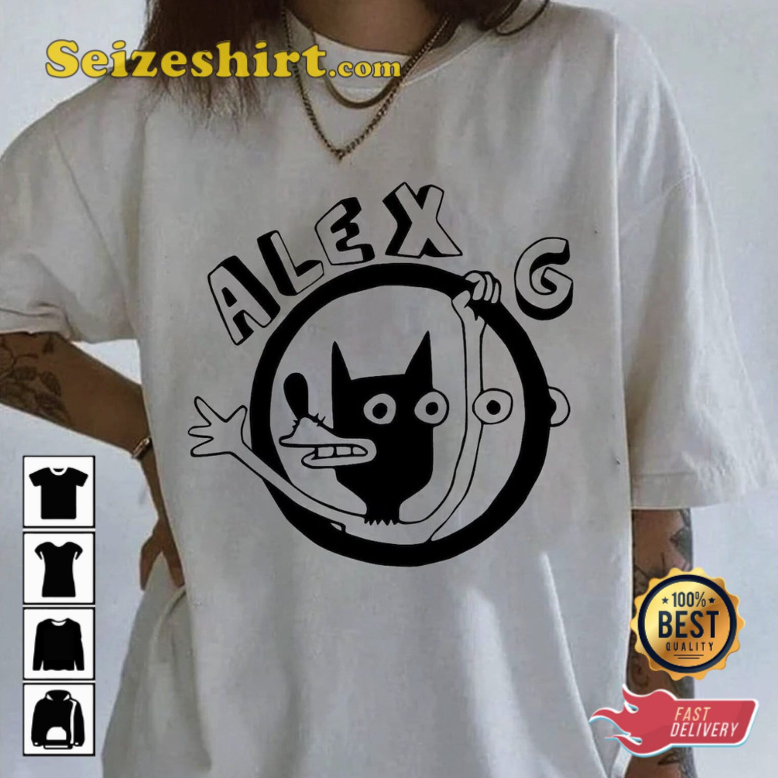 Alvvays and Alex G 2023 Tour T-Shirt - Seizeshirt.com