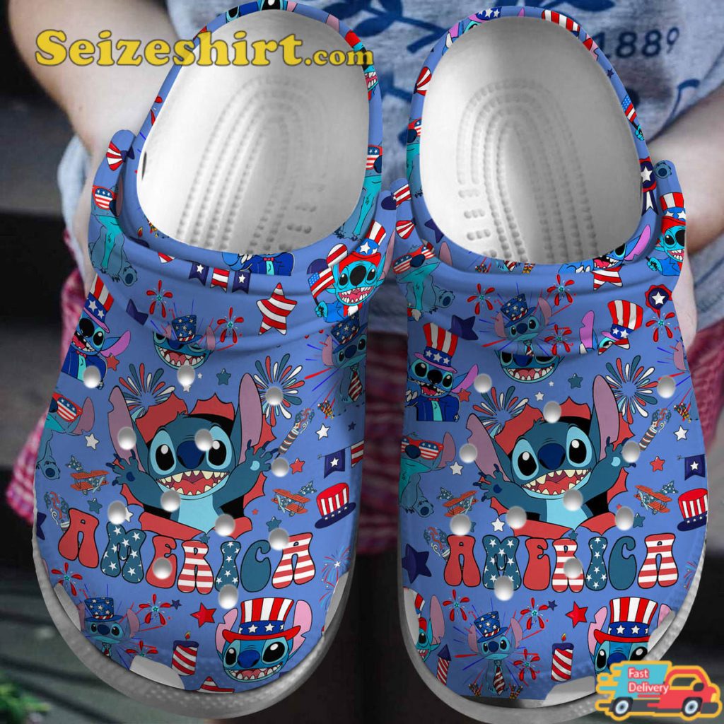 Lilo And Stitch Cartoon Ohana Means Family Disney Comfort Clogs