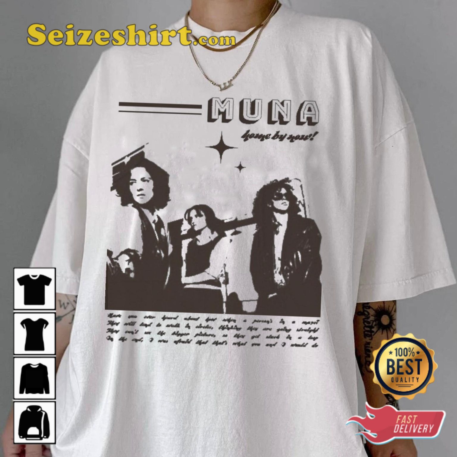 Muna Band Lifes So Fun Tour 2023 Shirt For Fans - Seizeshirt.com