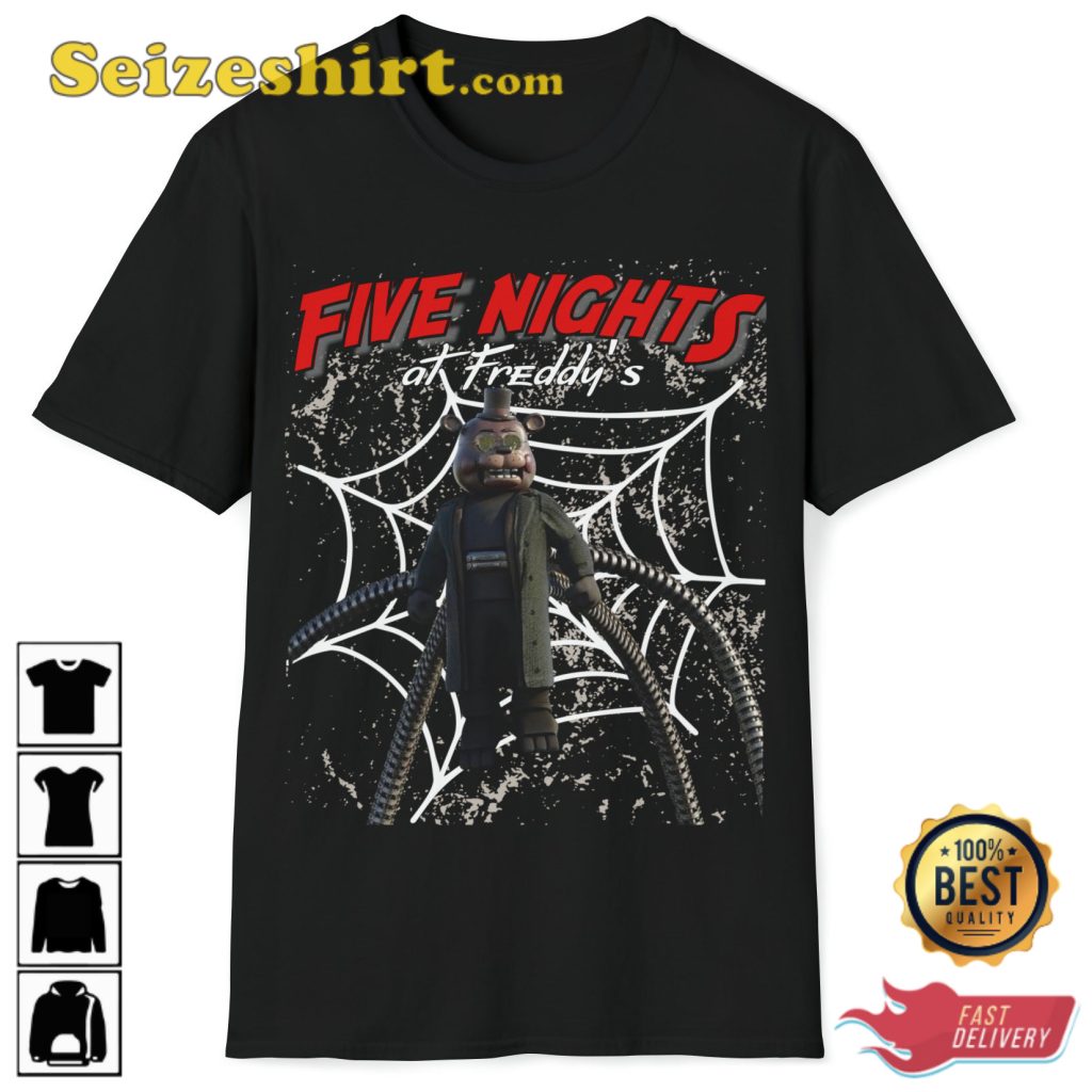 Five Nights At Freddys Spider-man Fnaf Comicbook Fanwear Stylish Unisex ...