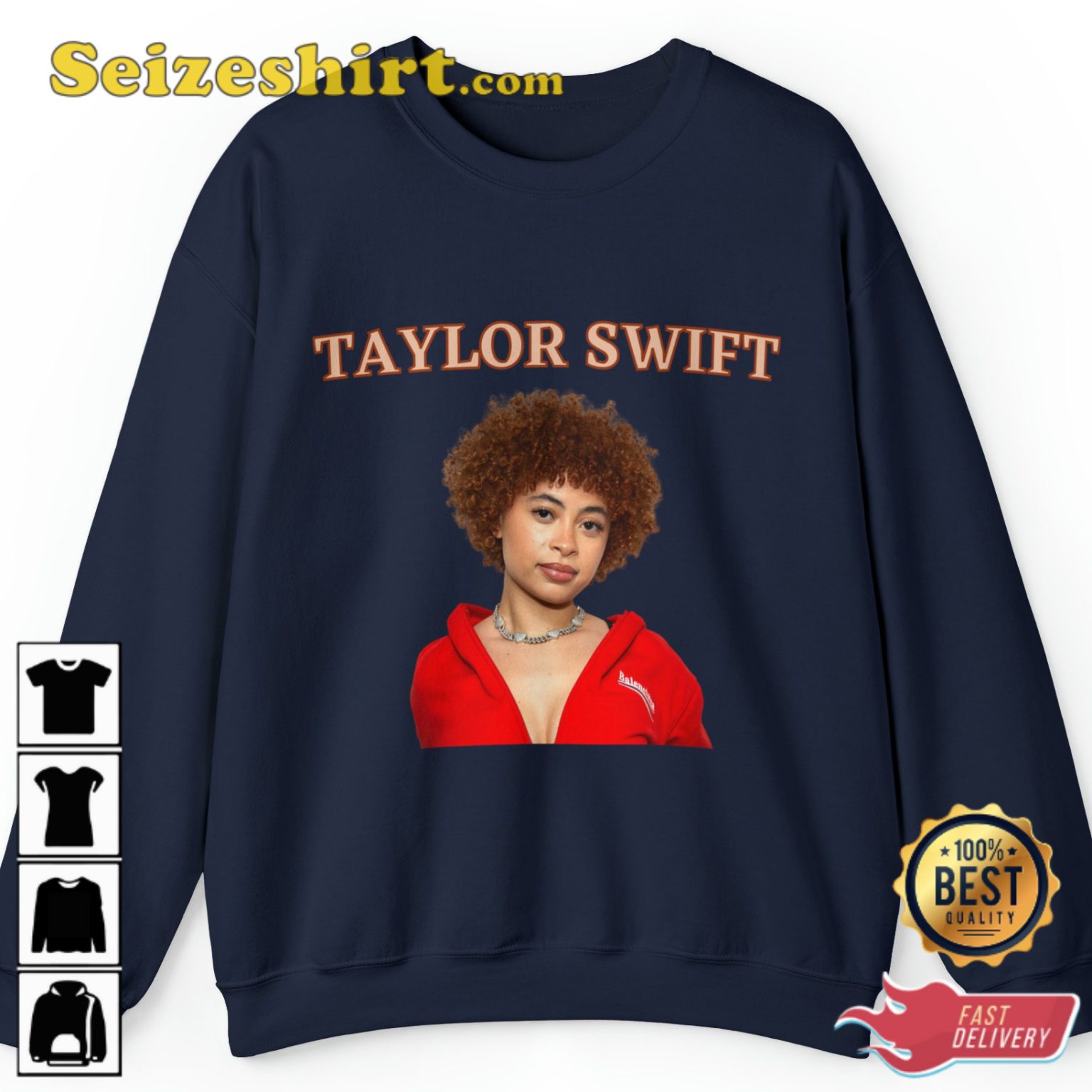 Ice Spice Taylor Swift Ice Spice Meme Karma Trendy Unisex Sweatshirt