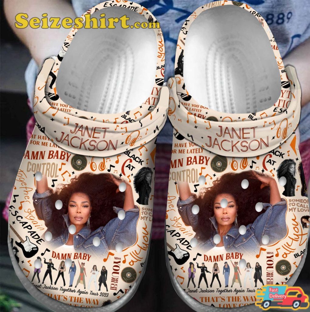 Janet Jackson Music Pop Vibes Rhythm Nation Melodies Comfort Clogs