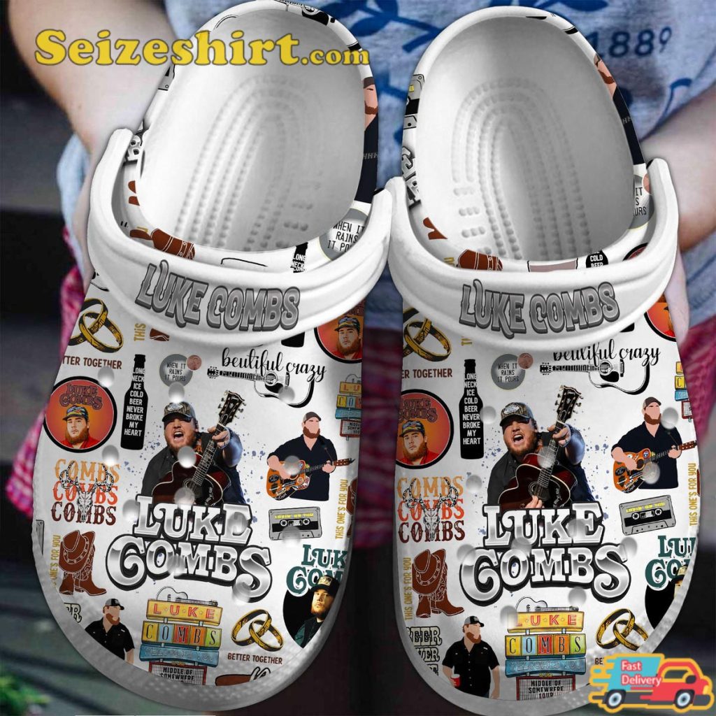 Luke Combs Tour Bull Skull Country Music Enthusiast Comfort Clogs