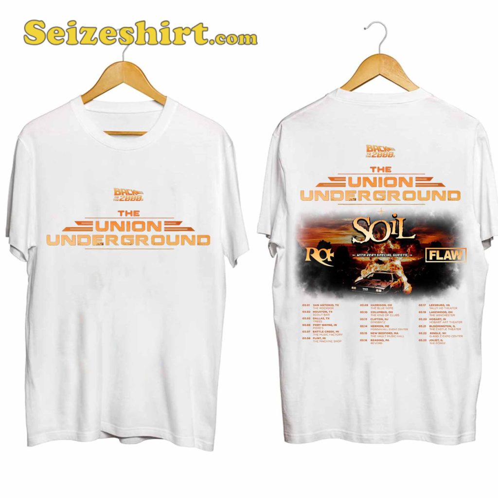 The Union Underground Back To The 2000s Tour Shirt