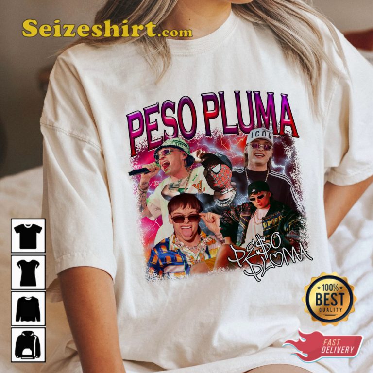 Peso Pluma Doble P Tour 2023 T-Shirt - Seizeshirt.com