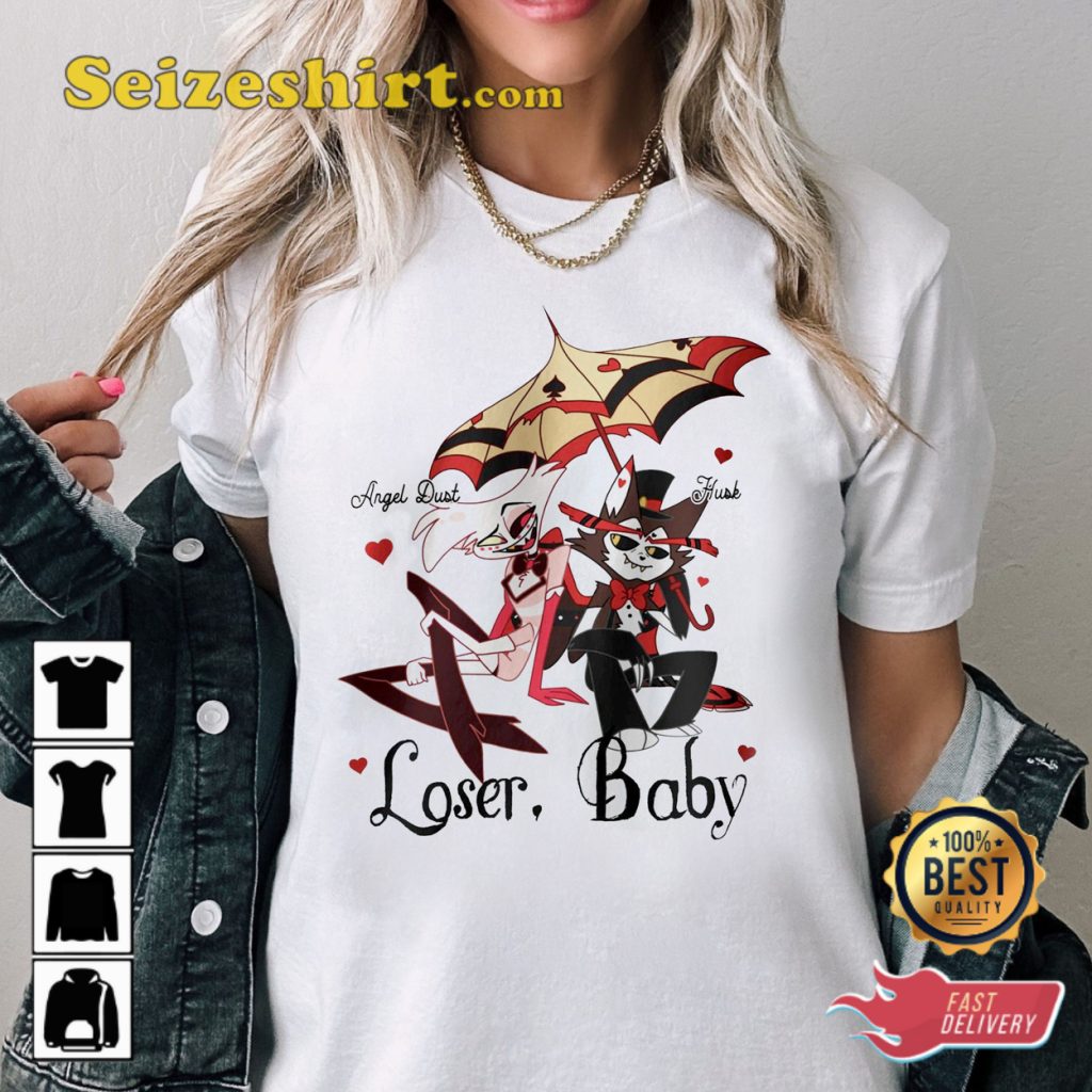 Hazbin Hotel Husk x Angel Dust Shirt