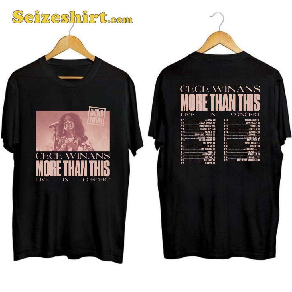 CeCe Winans More Than This Tour Shirt